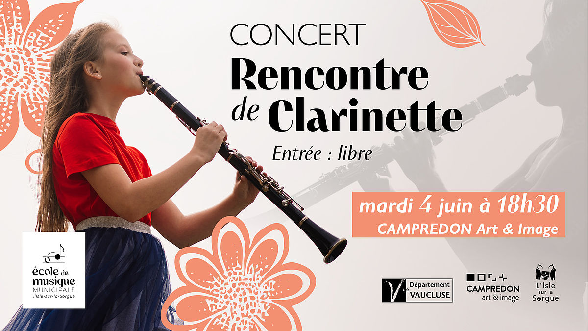Concert de clarinette de l'école de musique